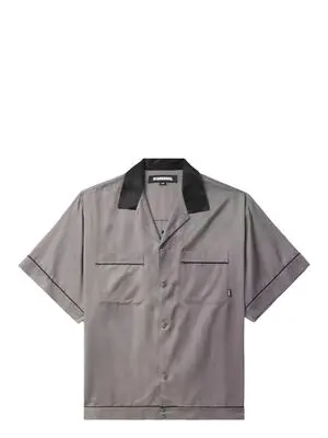 NEIGHBORHOOD Short-sleeve Pocket Bowling Shirt - Grey