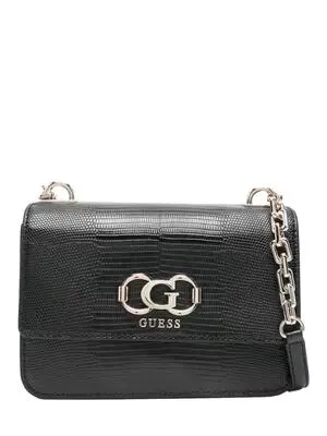 GUESS Embossed-Leather GUESS USA Satchel