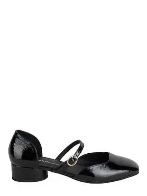 Intentionally Blank Cortez Mary Jane Heels - Black