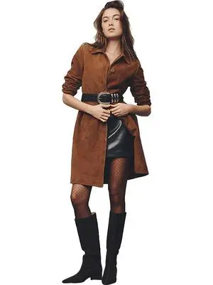 SILENT D Kaias Knee-High Boots Chocolate Suede