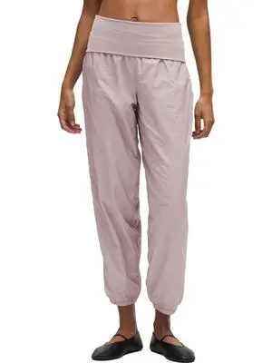 Lululemon Lightweight Foldover-waist Jogger - Mauve Grey