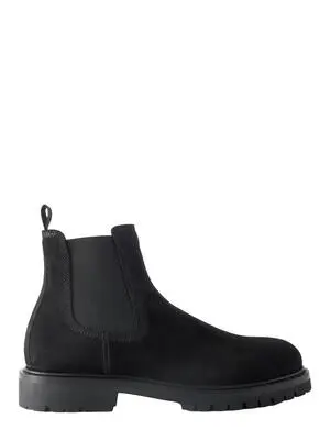 Officine Creative Boss 004 Suede Chelsea Boots - Black