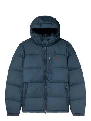 Polo Ralph Lauren Logo-embroidered Quilted Down Jacket - Blue