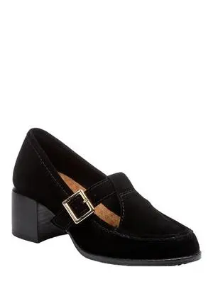 KELSI DAGGER BROOKLYN Caleb T-Strap Pump Black