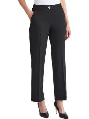 KASPER Pull-on Trousers - Black