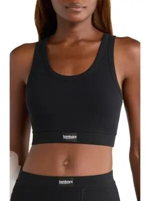 TOMBOYX Essentials Rib Sports Bra Black