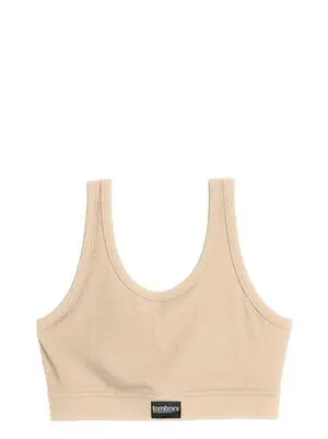 TOMBOYX Essentials Rib Sports Bra Taupe