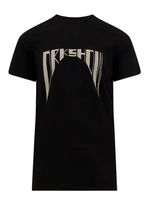 Rick Owens Level T Cotton Tshirt - Black