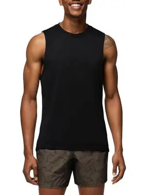 Prana Natural Flow Performance Tank Top Black