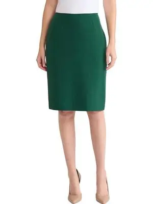 KASPER Slim Fit Skirt - Evergreen