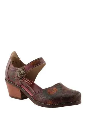 SPRING STEP SHOES Cabracho Mary Jane Pump Bordeaux Multi