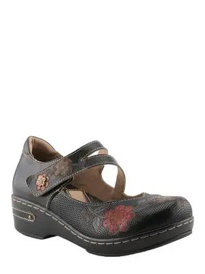 SPRING STEP SHOES Mamataish Mary Janes - Black Multi