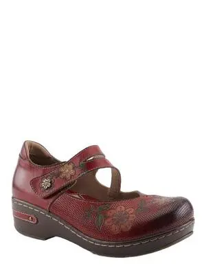 SPRING STEP SHOES Mamataish Mary Janes - Red Multi