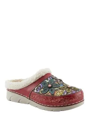 SPRING STEP SHOES Honestela Clogs - Red Multi