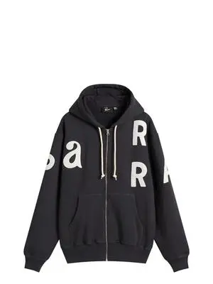 PARRA Word Salad Zip Hoodie - Dark Navy