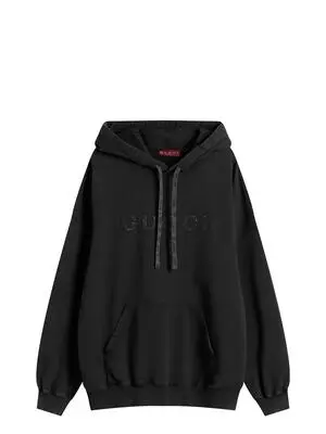 Gucci Faded Logo Hoodie - Black