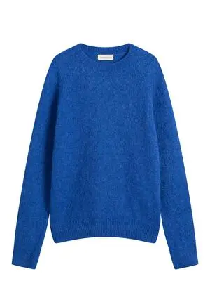 Dries Van Noten Alpaca Wool Jumper - Blue