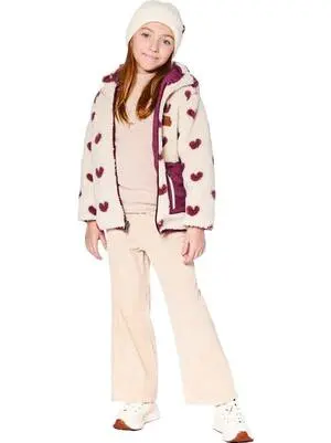 DEUX PAR DEUX Reversible Mid-season Jacket - Purple Plum