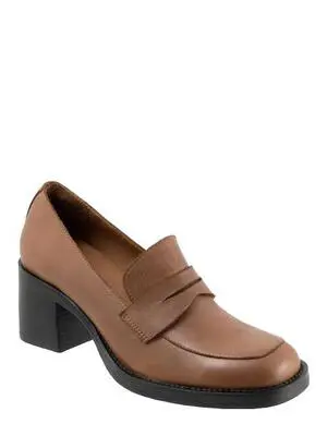 BUENO Penny Loafer Pump - Tan