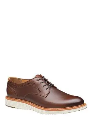 Johnston & Murphy Upton 175th Plain Toe Derby - Tan Oiled American Full Grain
