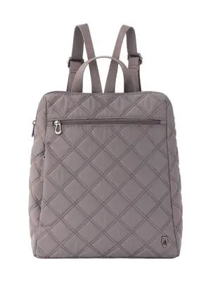 SAKROOTS Arlo Quilted Backpack Mushroom Diamond Quilted