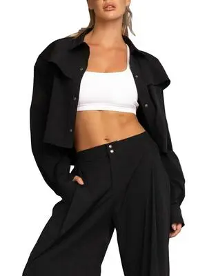 Heroine Sport Daja Crop Performance Jacket - Black