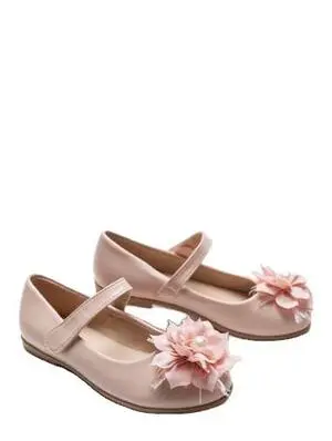 TULLEEN Dahlia Flower Flats - Pink