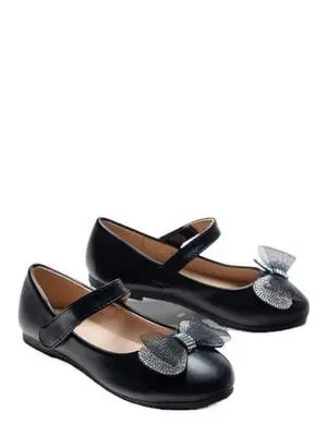 TULLEEN Lydia Bow Flats - Black