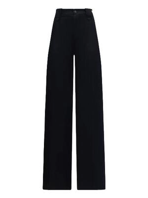 CALLAS MILANO Jody Flared Cotton Twill Trousers - Black