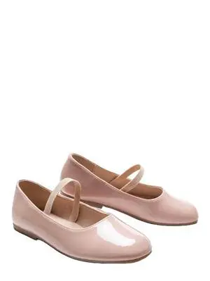TULLEEN Satin Colette Mary Jane Flats Soft Pink
