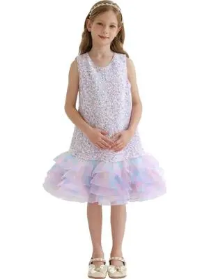 MIMI TUTU Sparkling Cecilia Dress - Purple