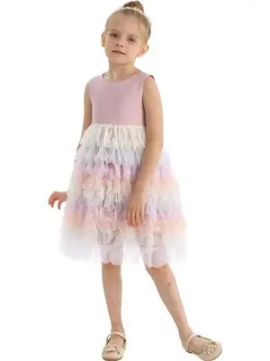 MIMI TUTU Layla Ruffle Dress