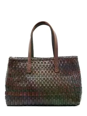 DRAGON DIFFUSION Woven Leather Shoulder Bag