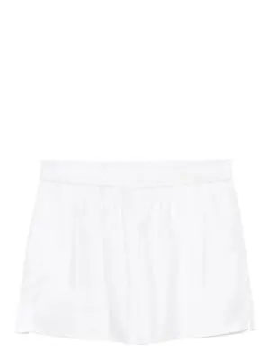 REFORMATION Miles Shorts White