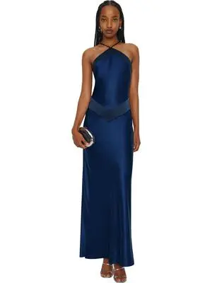 REFORMATION Jillian Silk Dress Danube