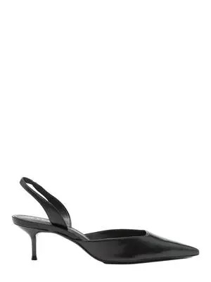 Schutz 60mm Leather Pumps - Black