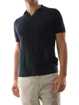 JEORDIE'S Ribbed T-shirt - Blue