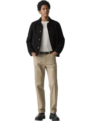 Theory Standard Fit 5-pocket Twill Stretch Pant - Feather