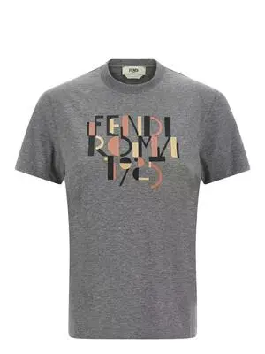 Fendi Roma 1925 T-shirt - Grey