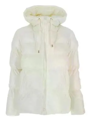 Pinko Hooded Puffer Jacket - White
