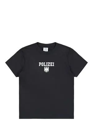 Vetements Polizei Eagle Emblem T-shirt - Black