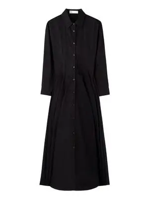 Tory Burch Poplin Shirt Dress - Black