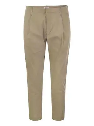 DONDUP Pleated-pocket Trousers - Neutrals