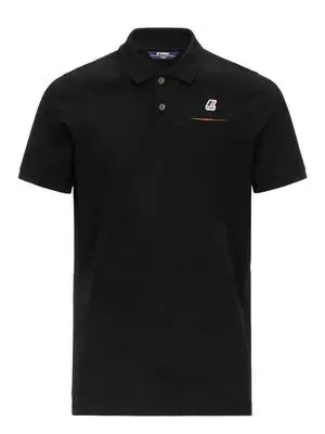 K-WAY Briac Pocket-detail Polo Shirt - Black