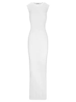 ETHER Tiaki Side-Slit Ribbed Maxi Dress