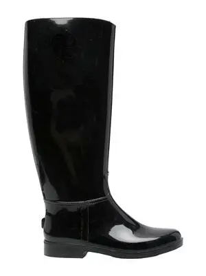 Dorothee Schumacher Gloss-finish Knee-high Boots - Black