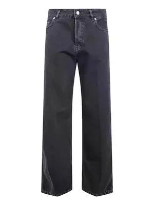 HAIKURE Organic Cotton Five-pocket Jeans - Black