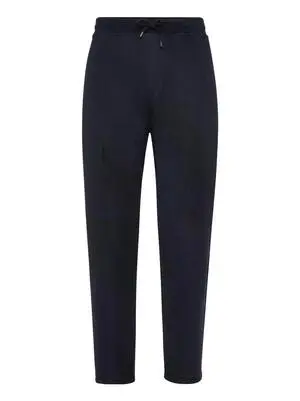 Brunello Cucinelli Drawstring-cuffed Track Pants - Blue