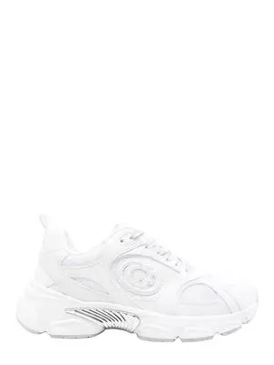 Guess Logo Detail Chunky Sneakers - White