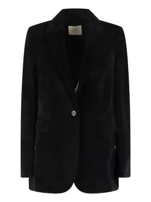 CIRCOLO 1901 Button Blazer - Black